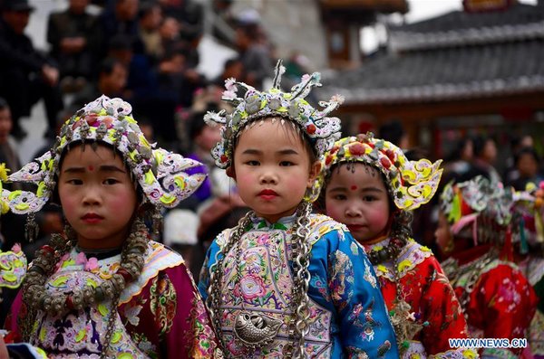 Chinese Ethnic Minorities Celebrate Traditional New Year Festivals ...